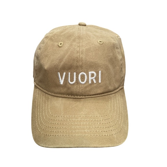 Vuori | Accessories | Vuori Ball Cap Camel White Logo | Poshmark